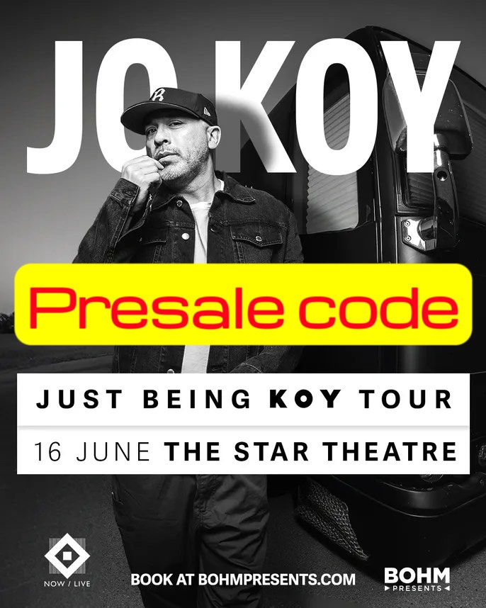 Presale Code JO KOY Live in SG 2025, Tickets & Vouchers, Event Tickets on Carousell
