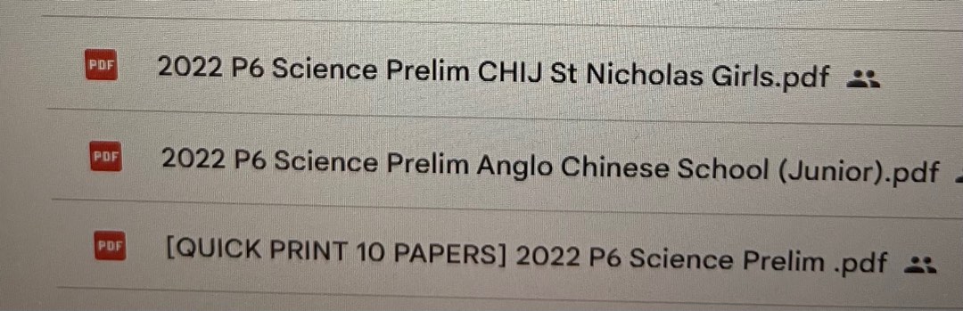 PSLE Prelim Science paper 2022, Hobbies & Toys, Books & Magazines ...