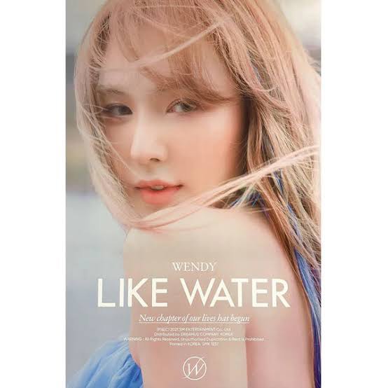 Red Velvet Like Water Wendy POB Poster Folded, Hobbies & Toys ...