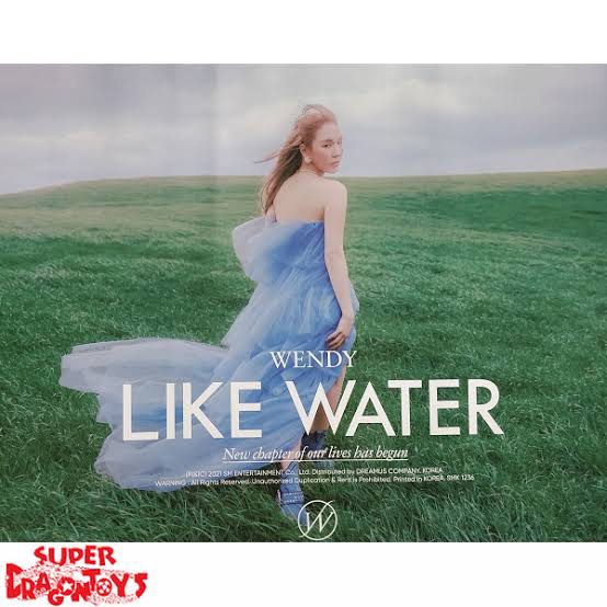 Red Velvet Like Water Wendy POB Folded Poster, Hobbies & Toys ...