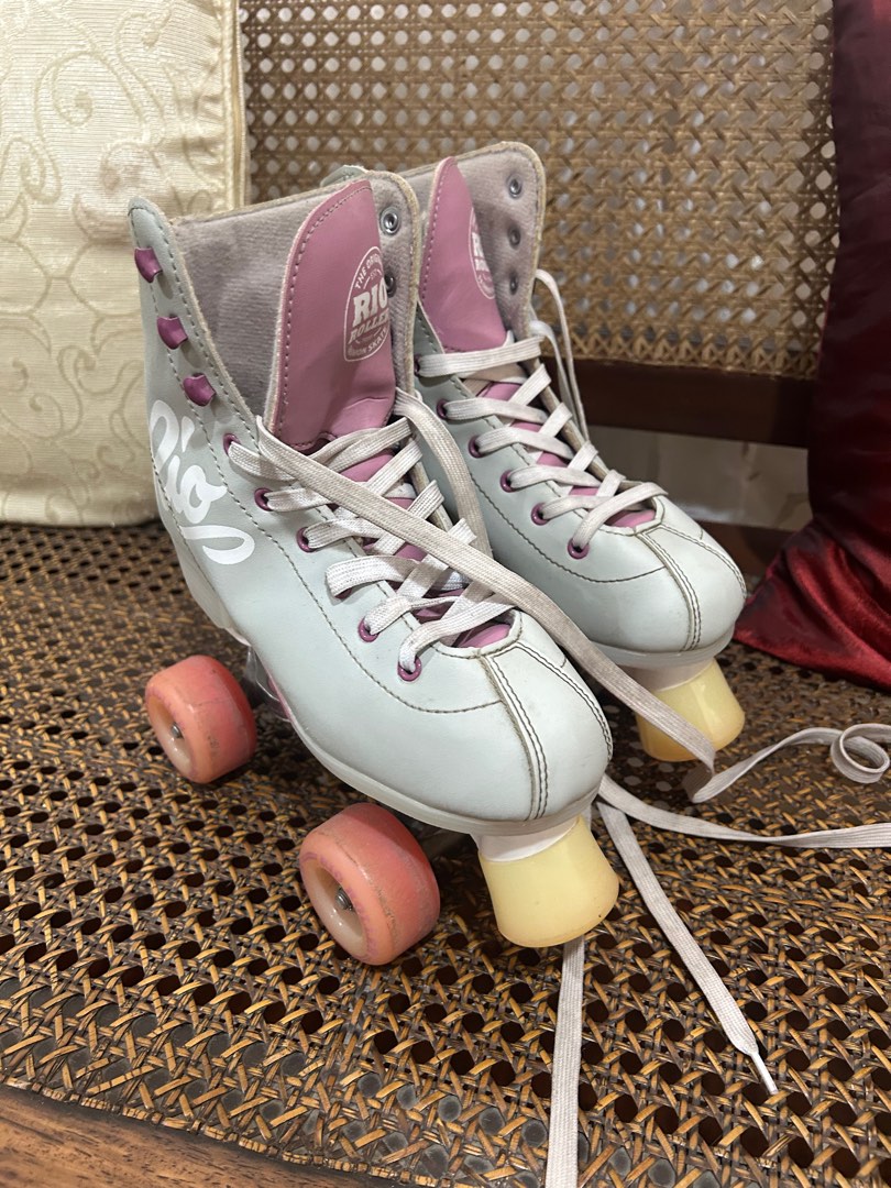 Rio Roller Script Quad Roller Skates Size 37/UK 4, Sports Equipment ...