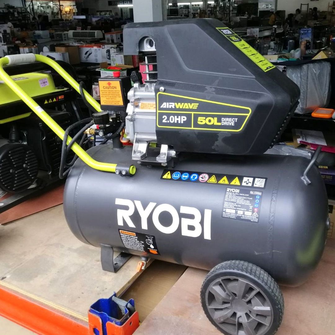 Ryobi Air Compressor 2.0HP 50L 1500W RA-C2550, Announcements on Carousell