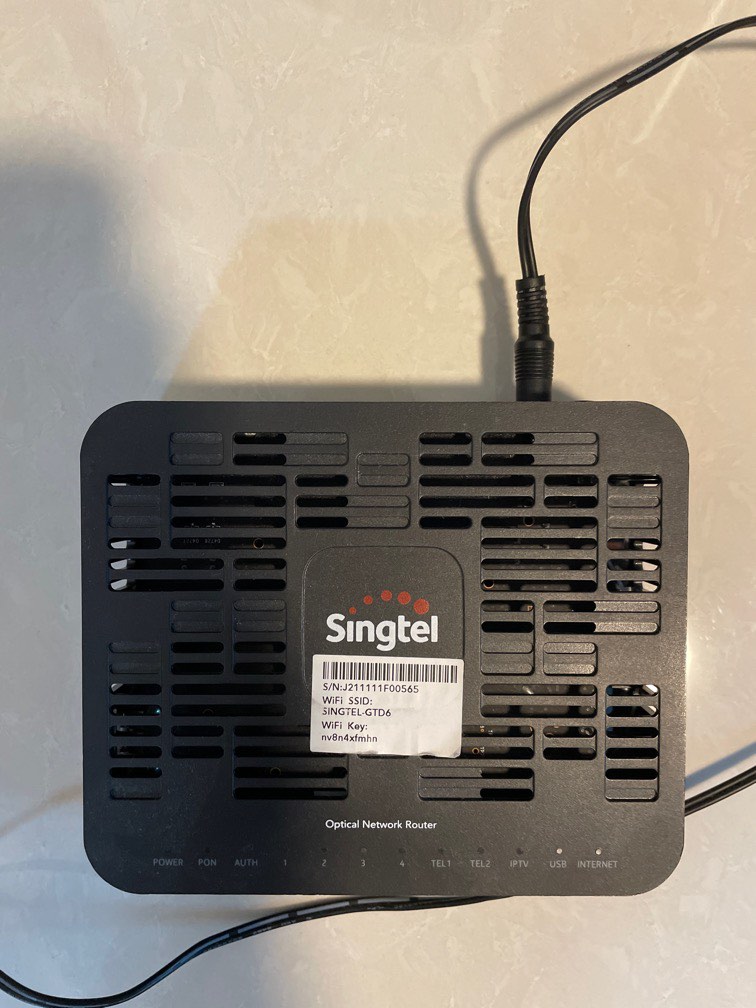 Sales Singtel Modem Optical Network Router, Computers & Tech, Parts ...