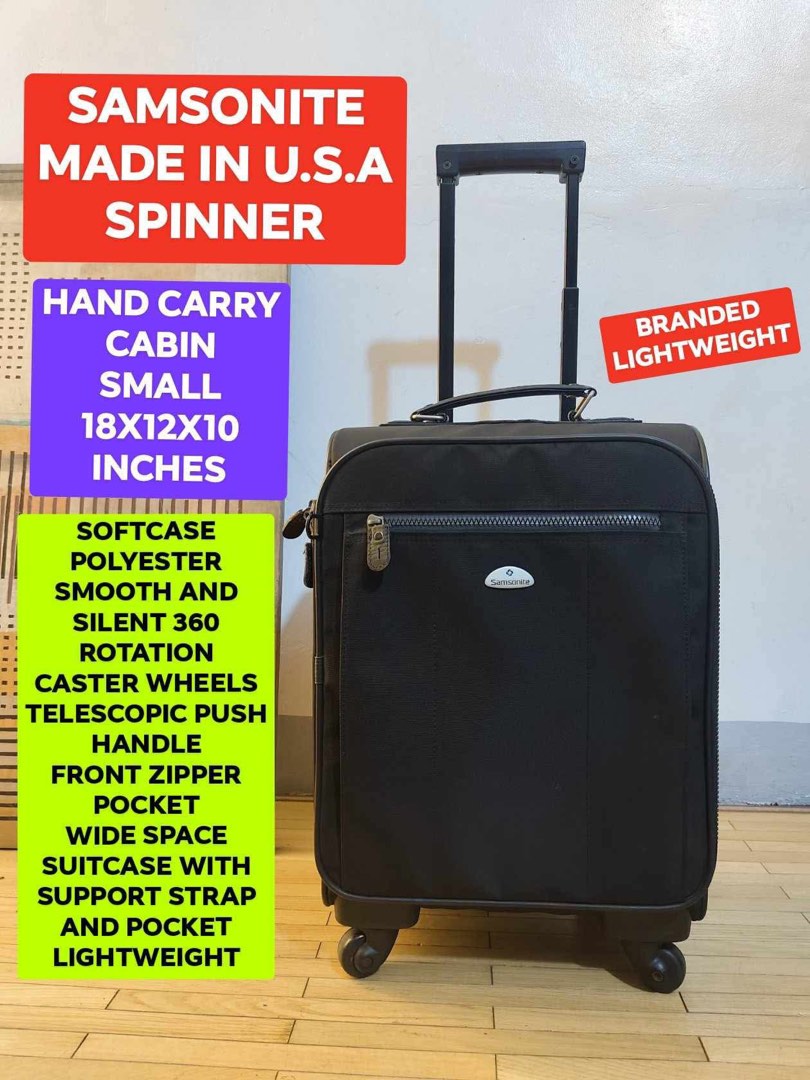 SAMSONITE SPINNER BRAND MADE IN U.S.A IMPORTED FROM JAPAN HAND CARRY ...