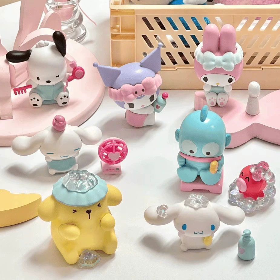 Sanrio Characters Bath Time Figurines Blind Box, Hobbies & Toys, Toys ...