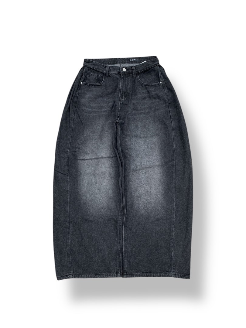 S-BIN WASHED BALLOON BAGGY PANTS, Men's Fashion, Bottoms, Jeans on Carousell