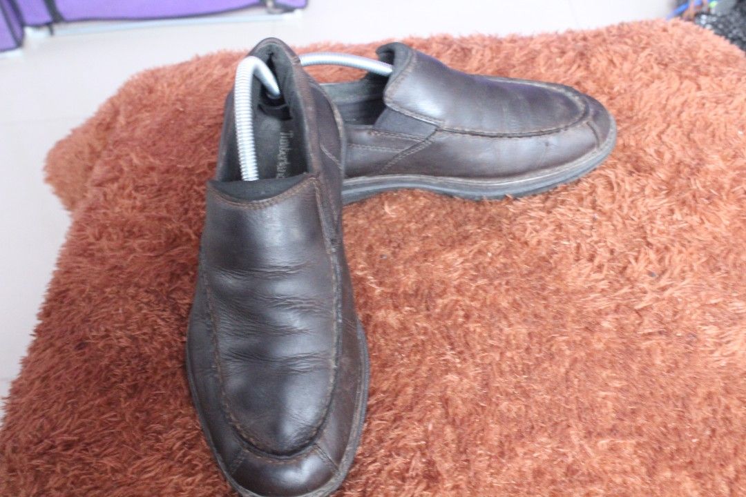 Sepatu loafer nyantai " Timberland" Upper kulit tapak pemakaian. Size41 insole 260, Fesyen Pria ...