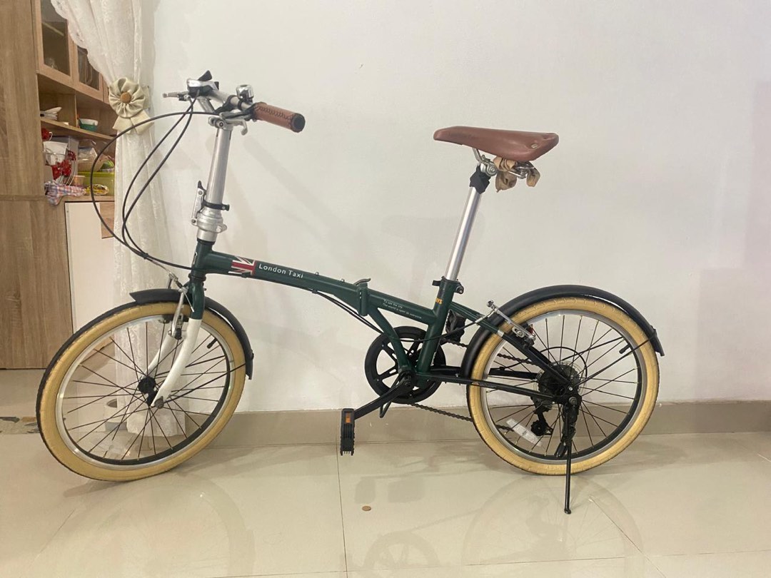Sepeda London Taxi British Green (Jarang Dipakai), Motor di Carousell