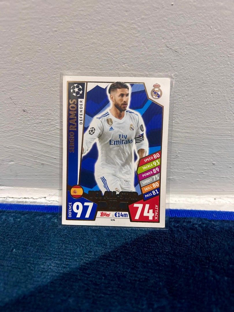 Sergio ramos real madrid card, Hobbies & Toys, Collectibles ...