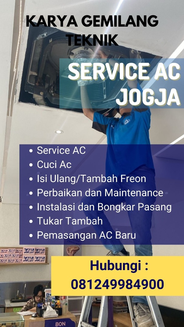 Service AC Split, Cassette, Inverter di Kalasan Sleman, Jasa ...