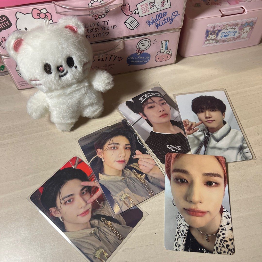 skzoo skz jiniret 10cm 10 cm plushie plush hyunjin stray kids pc photocard, Hobbies & Toys ...