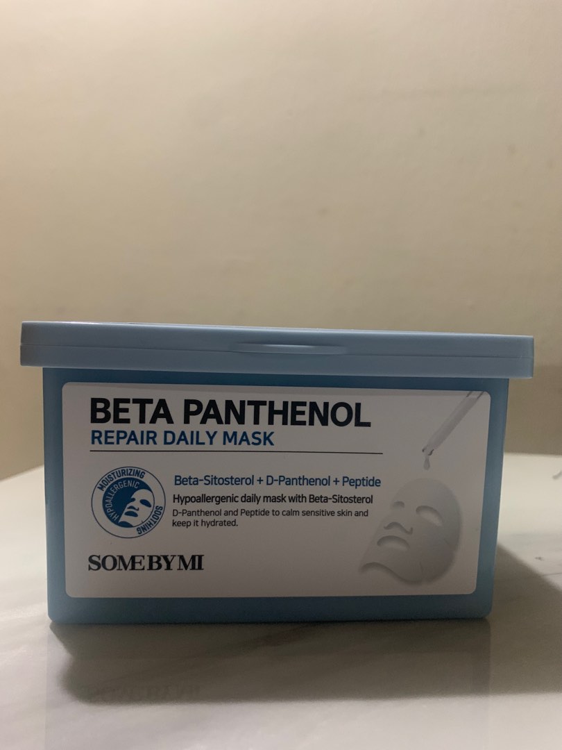Some By Mi : Beta Panthenol Sheet Mask 30 pcs (used only 1 pcs), Beauty ...