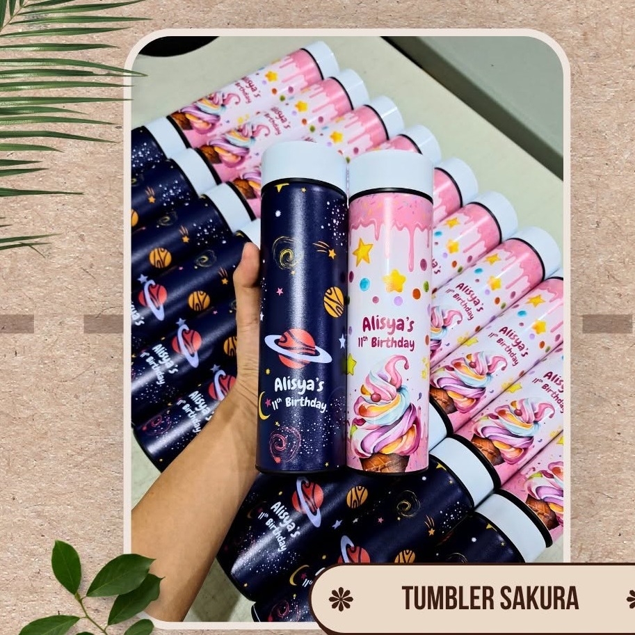 Stainless Tumbler Custom Temperature LED Custom Print UV Drinking ...