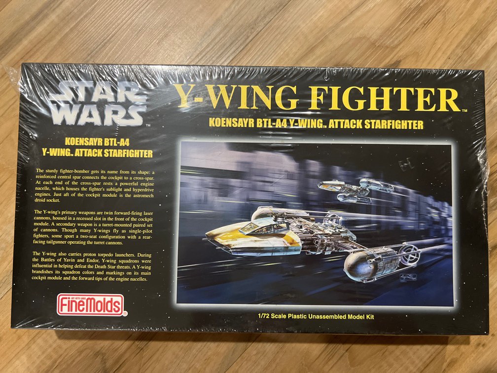 Star Wars Finemolds Model Kit 1:72 Y-Wing Fighter, Hobbies & Toys, Toys ...