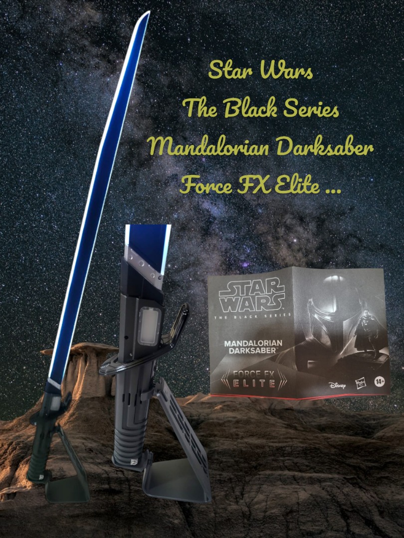 Star Wars The Black Series Mandalorian Darksaber Force FX Elite, Hobbies & Toys, Toys & Games on ...