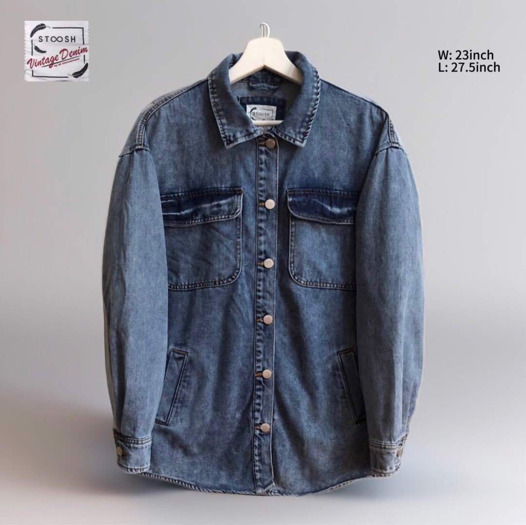 Stoosh Vintage Denim Jacket, Men's Fashion, Coats, Jackets and ...
