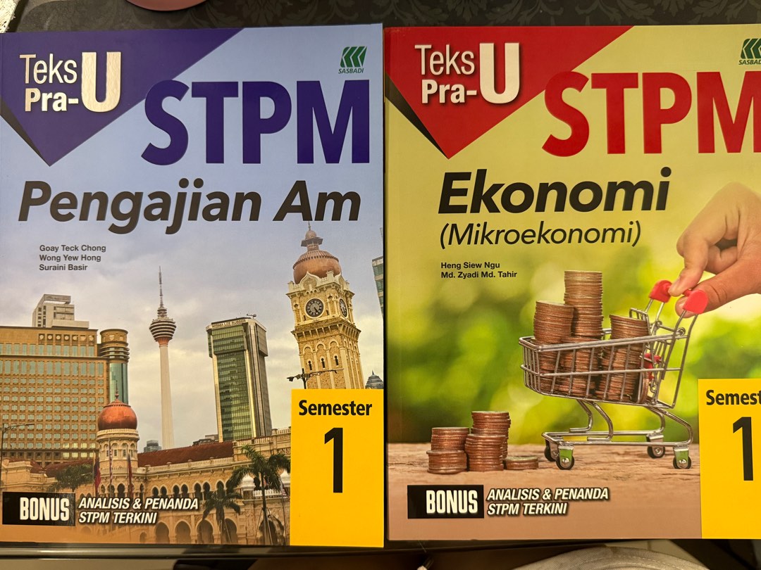STPM books, Hobbies & Toys, Books & Magazines, Textbooks on Carousell