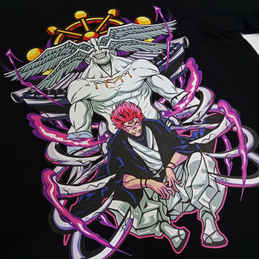 Sukuna x Mahoraga T - Shirt ( Jujutsu Kaisen Merch ), Men's Fashion ...