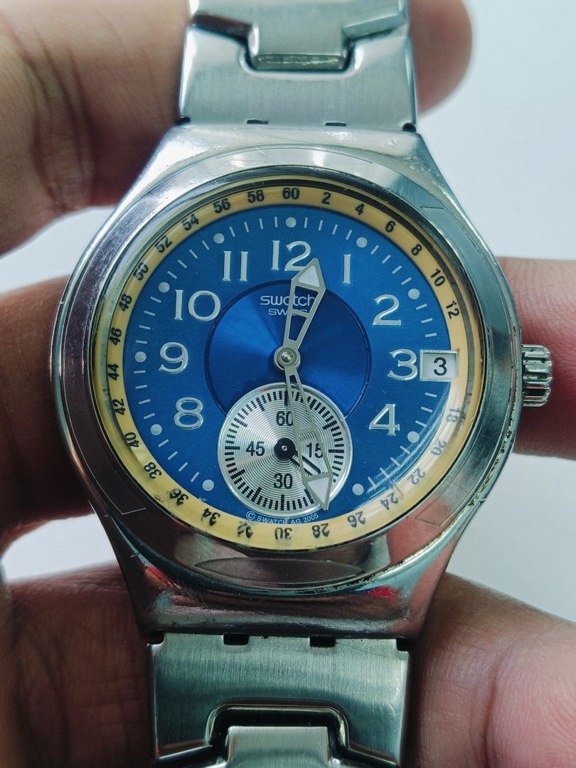 SWATCH IRONY SUBSECOND MENS, Men's Fashion, Watches & Accessories, Watches on Carousell