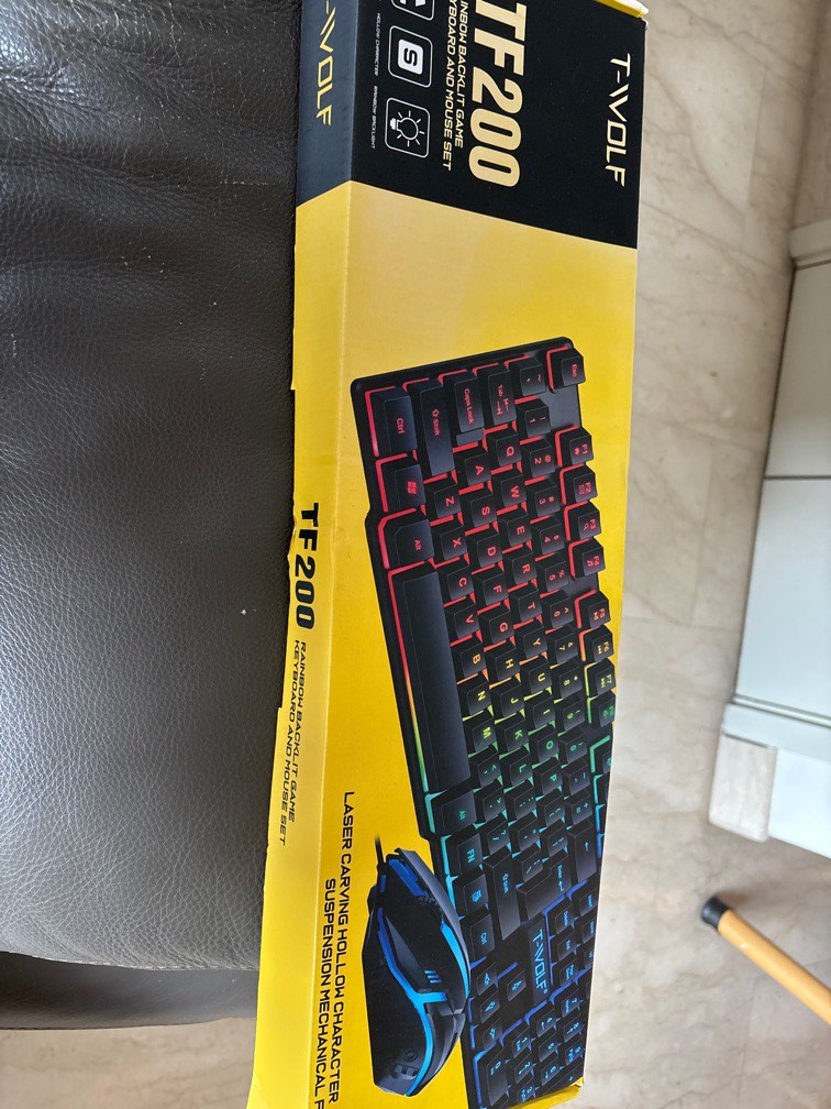 T Wolf TF200 Keyboard + Mouse, Computers & Tech, Parts & Accessories ...