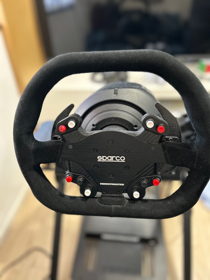 Thrustmaster T-GT + Sparco P310 Wheel Add-on, 電子遊戲, 遊戲機配件, 手掣 - Carousell