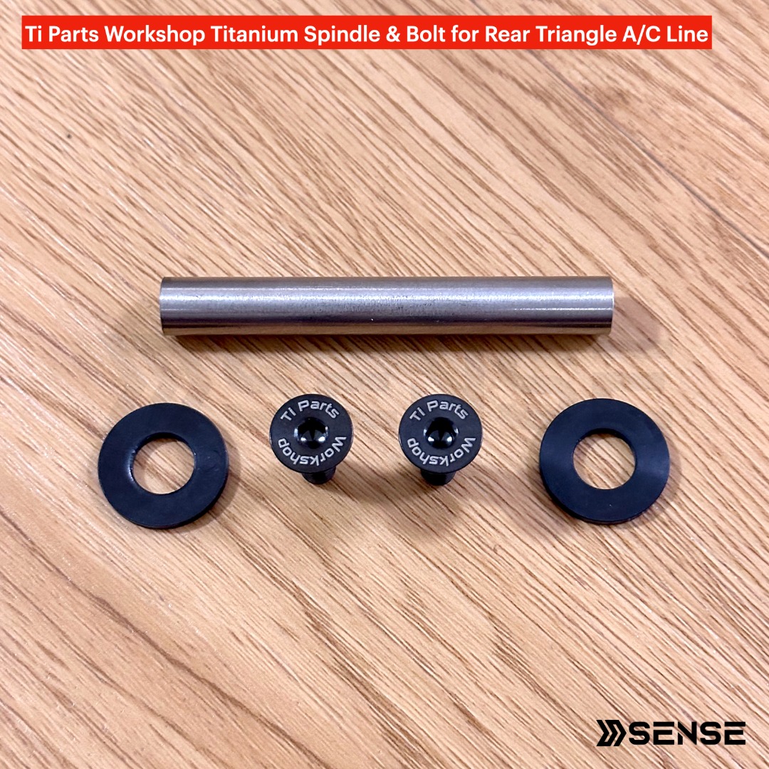 (Ready Stock) Ti Parts Workshop Titanium Spindle & Bolt for Rear ...