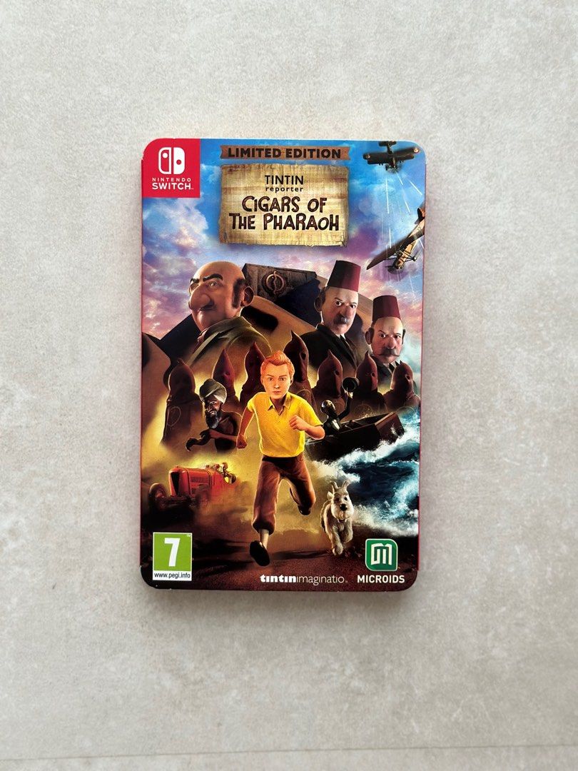 Tintin Reporter - Cigars of the Pharaoh Nintendo Switch Game, Video ...