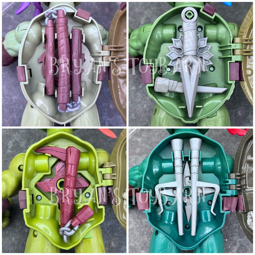 TMNT Leonardo, Donatello, Raphael & Michelangelo 10 inch Teenage Mutant ...