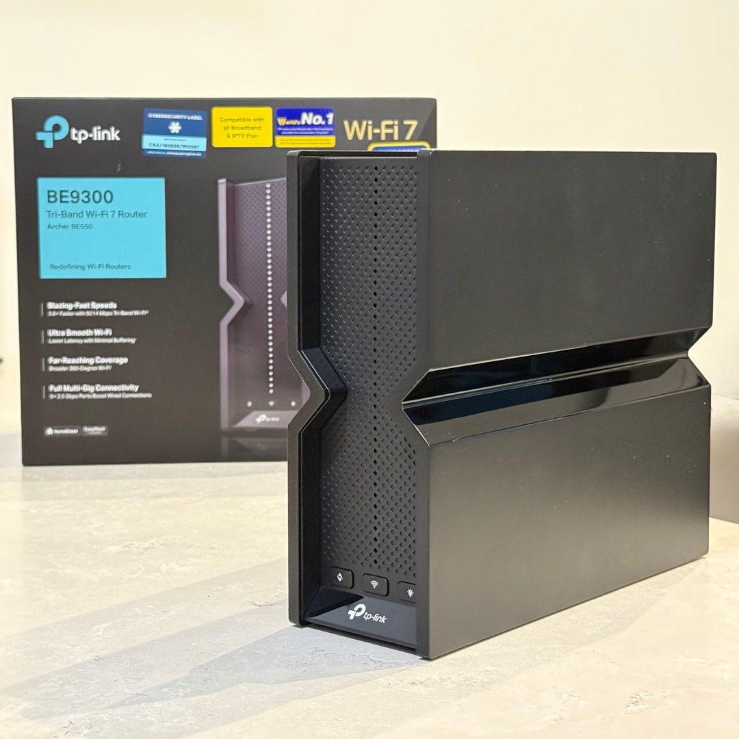 TP-Link Archer BE550 BE9300 Tri-Band Wi-Fi 7 WiFi Router, Computers ...