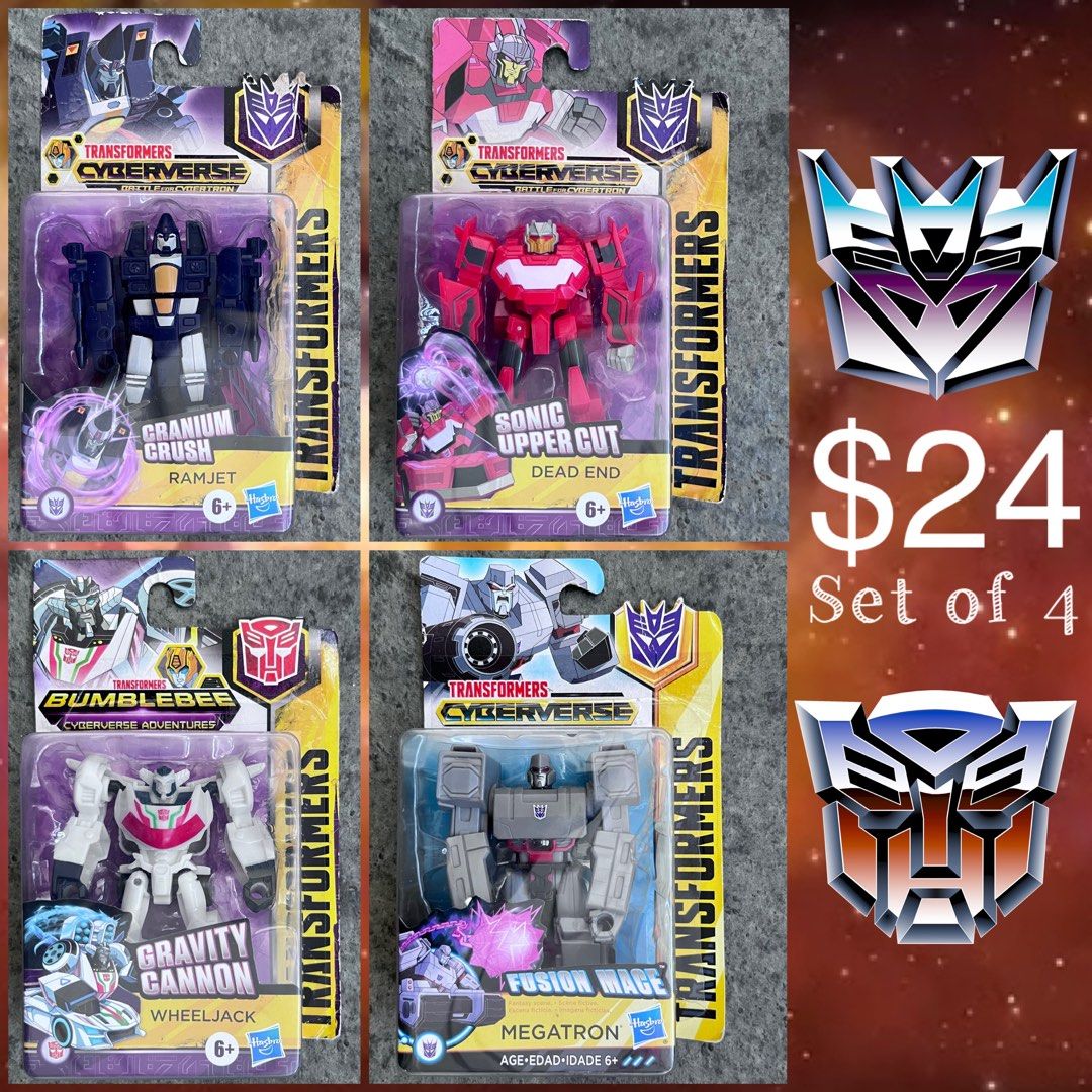 Transformers Megatron, Ramjet, Dead End & Wheeljack Action Attack from ...