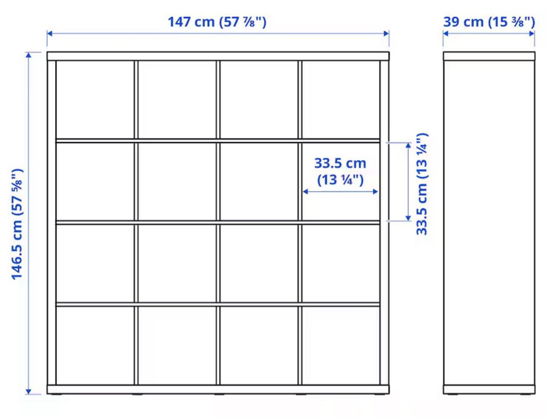 Used IKEA KALLAX Display Racks/Shelves/Bookcase (A few variations ...