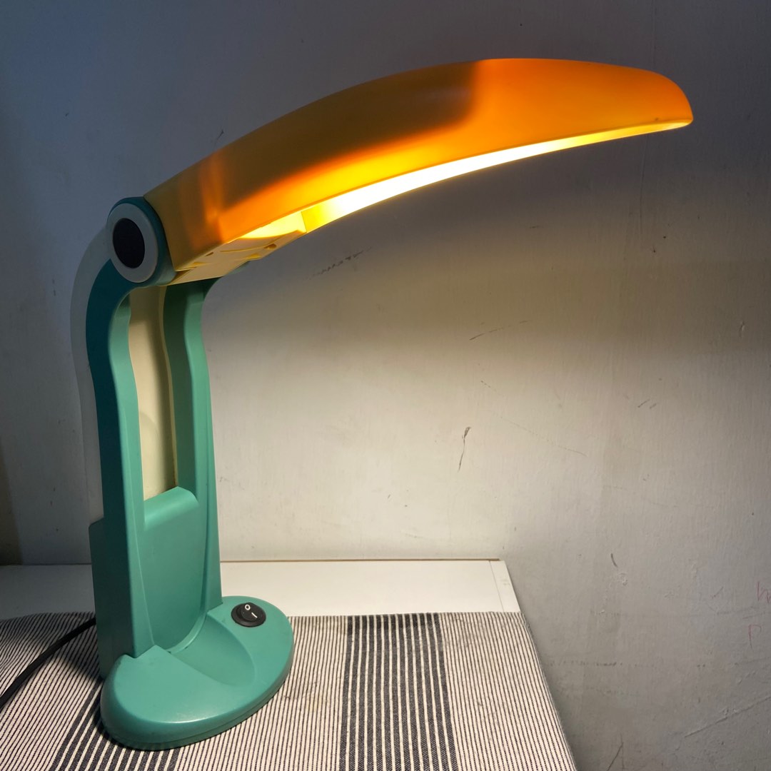 Vintage 80s Toucan Desk Lamp Huanglite, Furniture & Home Living ...