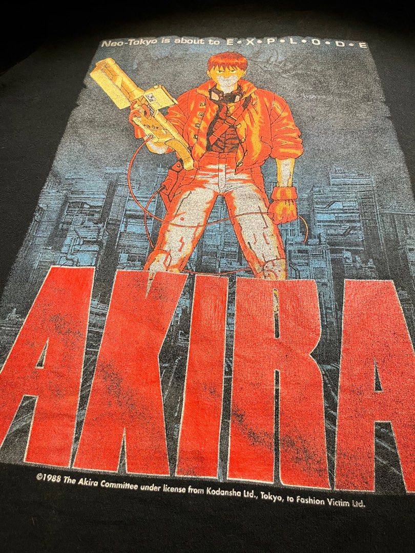 Vintage Akira "Neo Tokyo is about to Explode" Tee, Men's Fashion, Tops ...