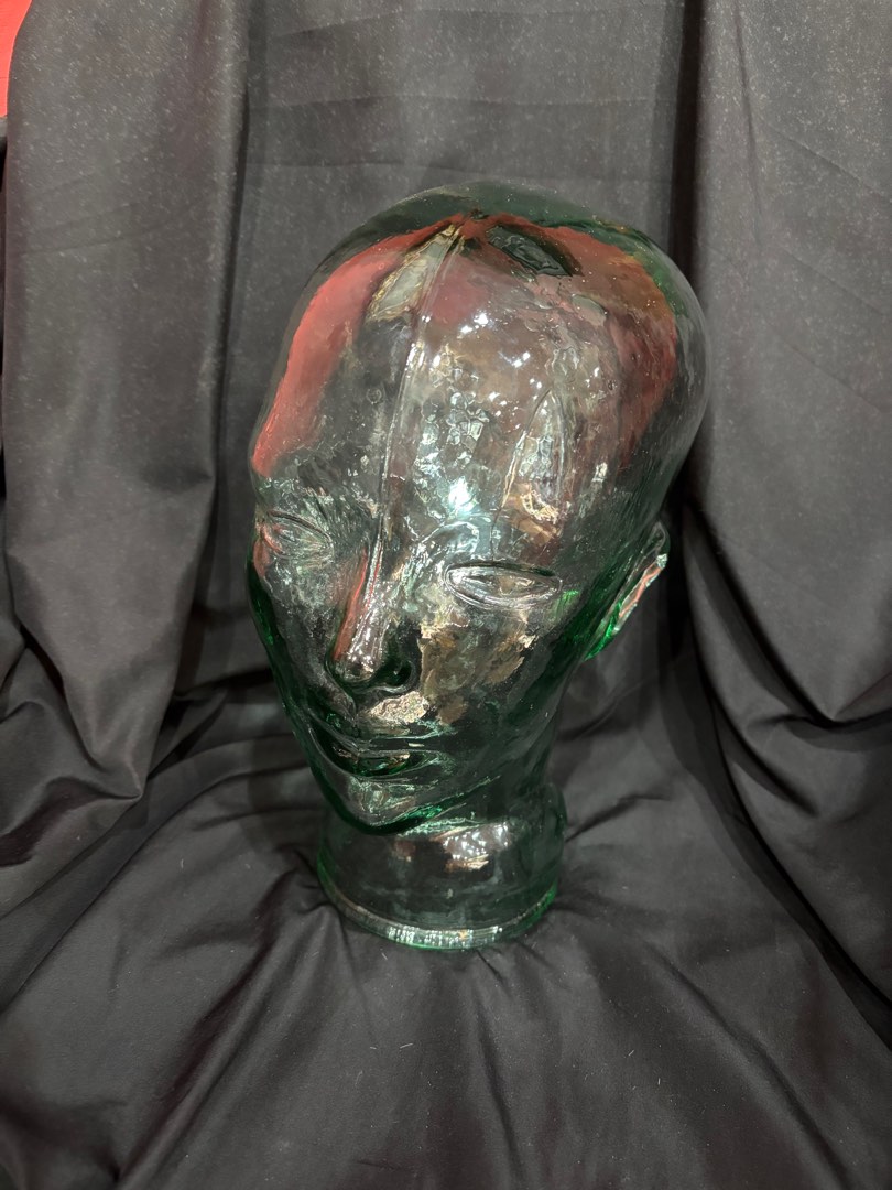 Vintage Glass Head Display, Hobbies & Toys, Memorabilia & Collectibles ...