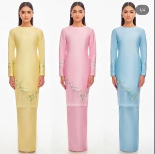 Anika Kurung Wanzar, Women's Fashion, Muslimah Fashion, Baju Kurung ...