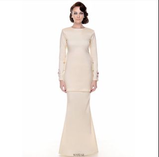 Wanzar Kurung 2024, Women's Fashion, Muslimah Fashion, Baju Kurung ...