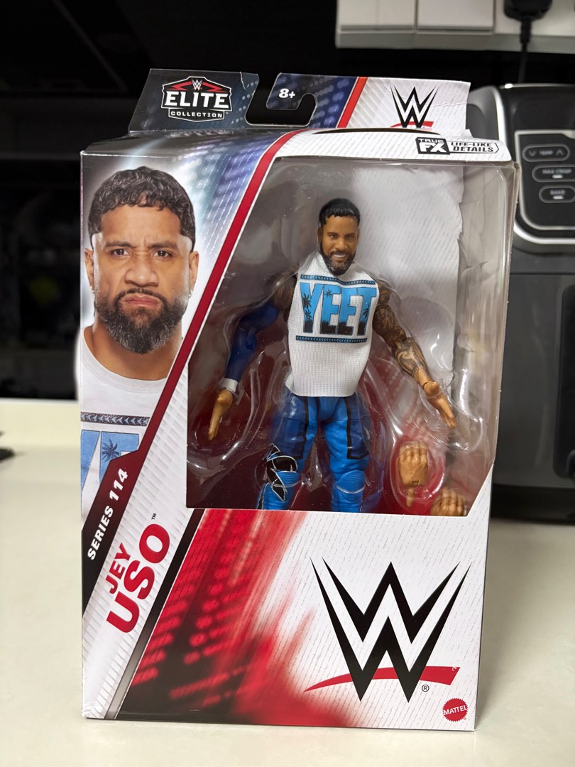 WWE Mattel Elite Jey Uso Chase figure YEET! Royal Rumble winner ...