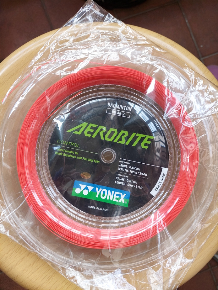Yonex BGAB Aerobite reel, Sports Equipment, Sports & Games, Racket ...