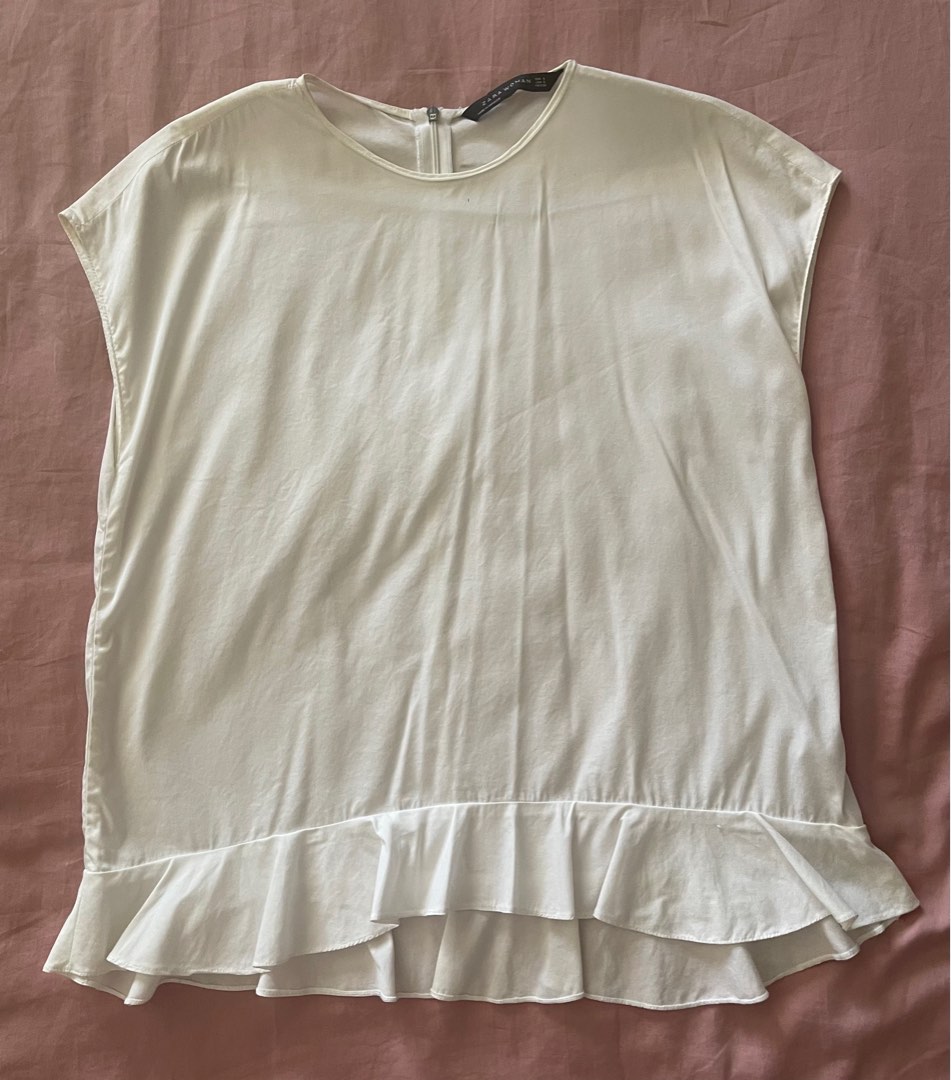 ZARA BASIC COLLECTION BLOUSE, Women's Fashion, Tops, Blouses on Carousell