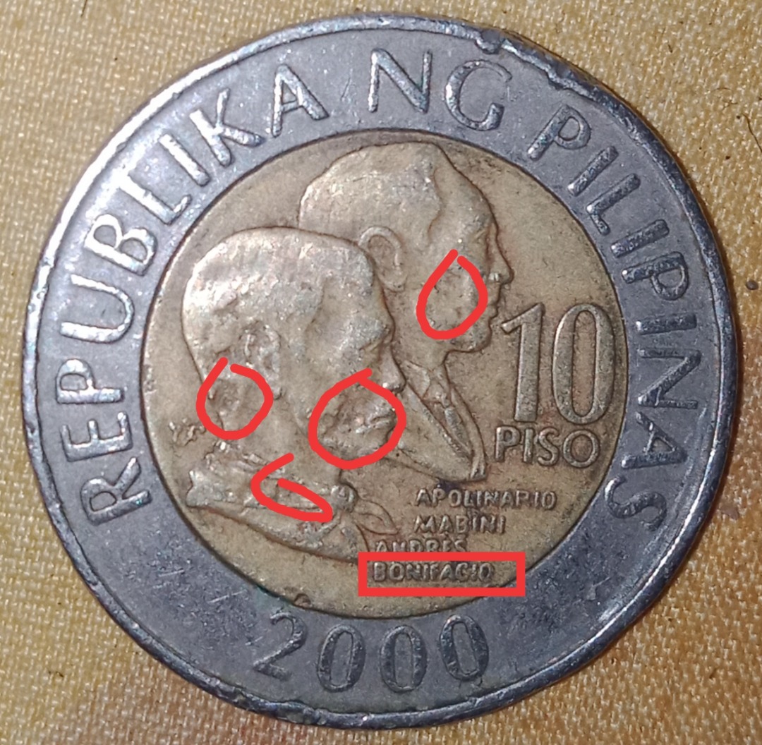 10 piso bsp die crop error, Hobbies & Toys, Memorabilia & Collectibles ...