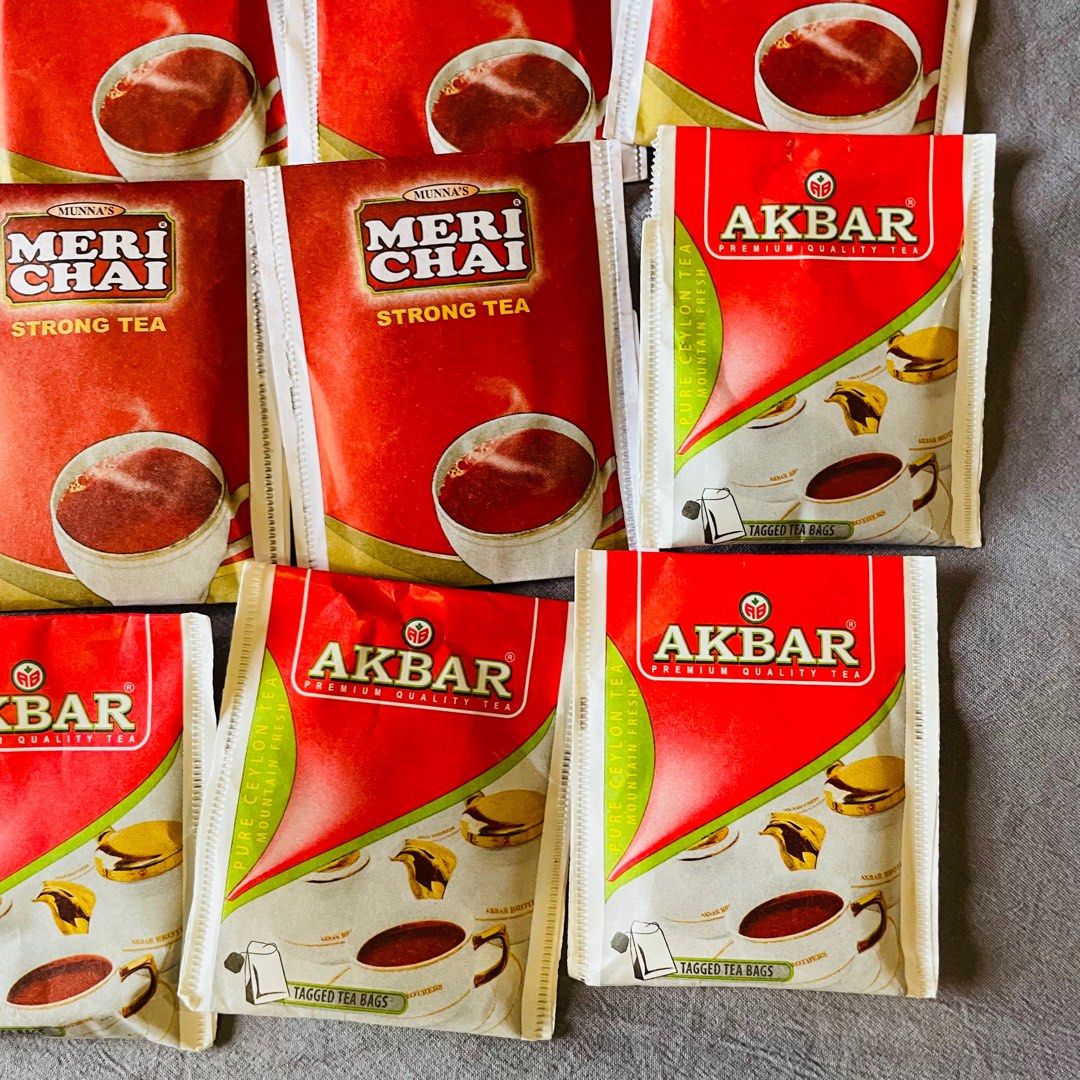 20 Cups! Take All Meri Chai from India and Akbar Pure Ceylon Teabags ...