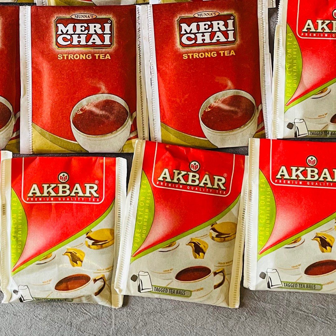 20 Cups! Take All Meri Chai from India and Akbar Pure Ceylon Teabags ...