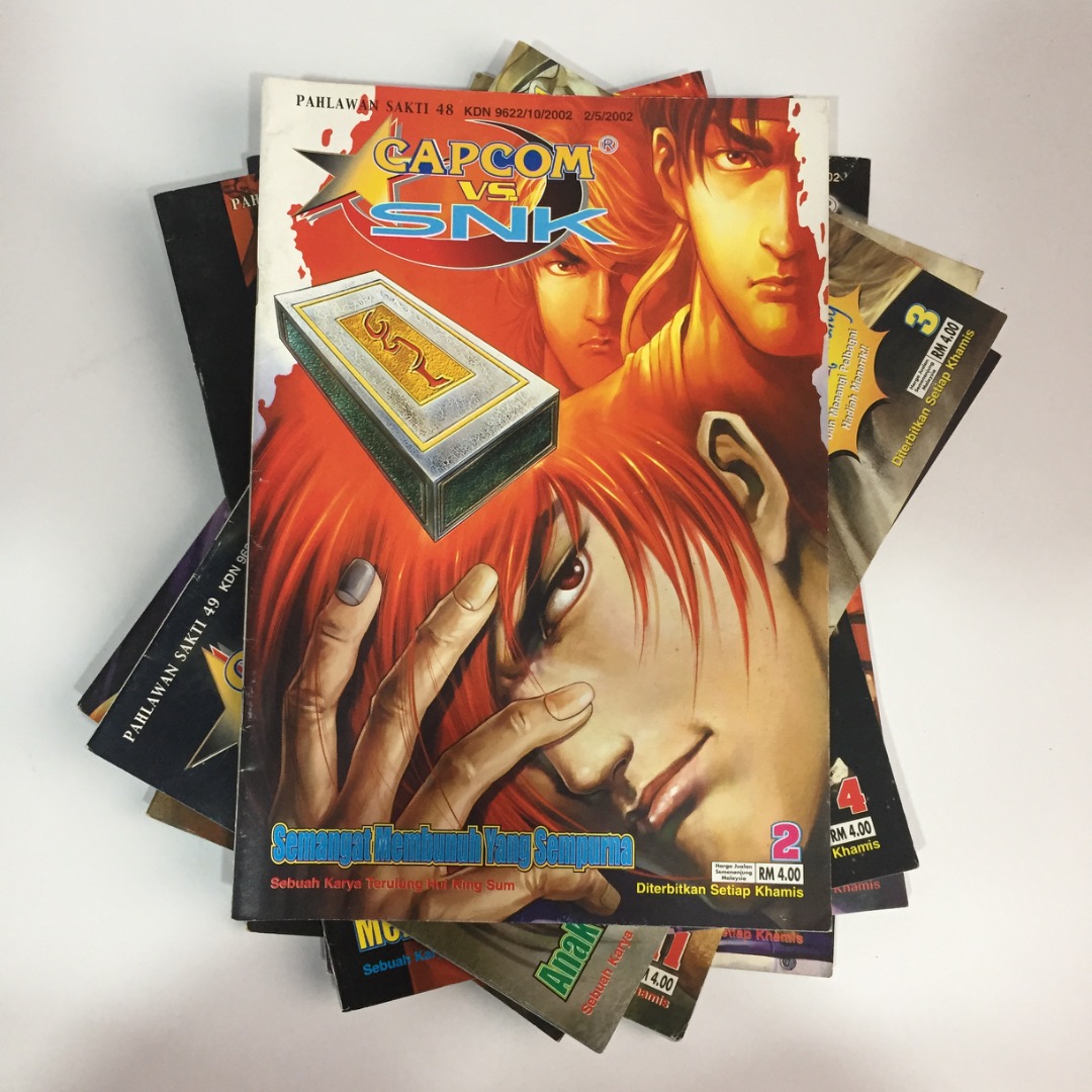 7pcs Majalah Capcom VS SNK keluaran tahun 2002, Hobbies & Toys, Books ...