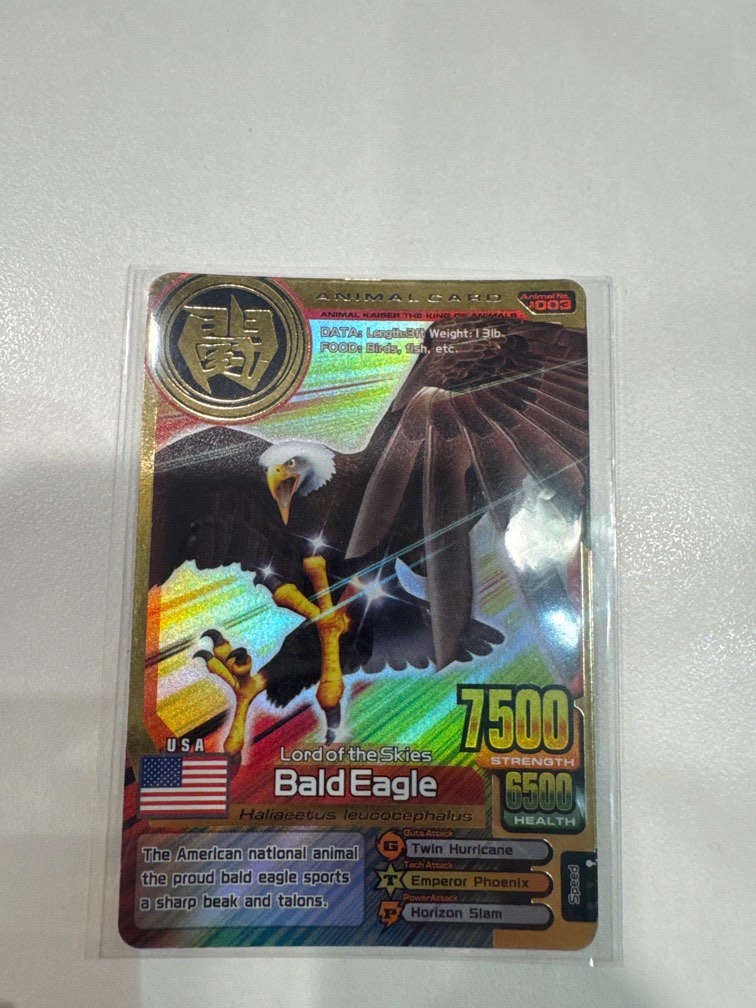 Animal Kaiser GOLD Bald Eagle, Hobbies & Toys, Toys & Games on Carousell