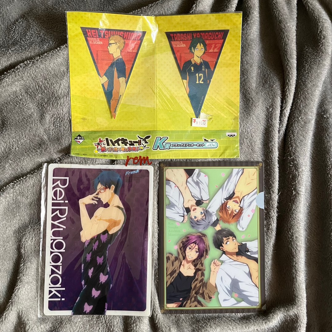 Anime Paper Goods SET: Haikyuu Haikyu!! Tsukishima Kei and Tadashi ...