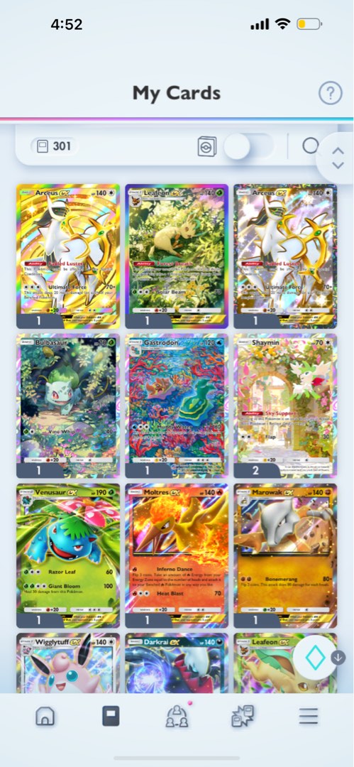 Crown and Full Art Arceus Crobat Darkrai Deck Pokemon Pocket TCG, Video ...