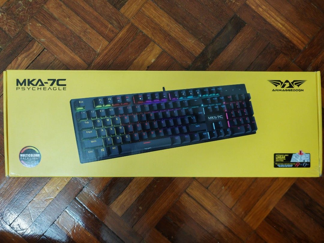 Armaggeddon RGB Keyboard MKA-7C, Computers & Tech, Parts & Accessories ...