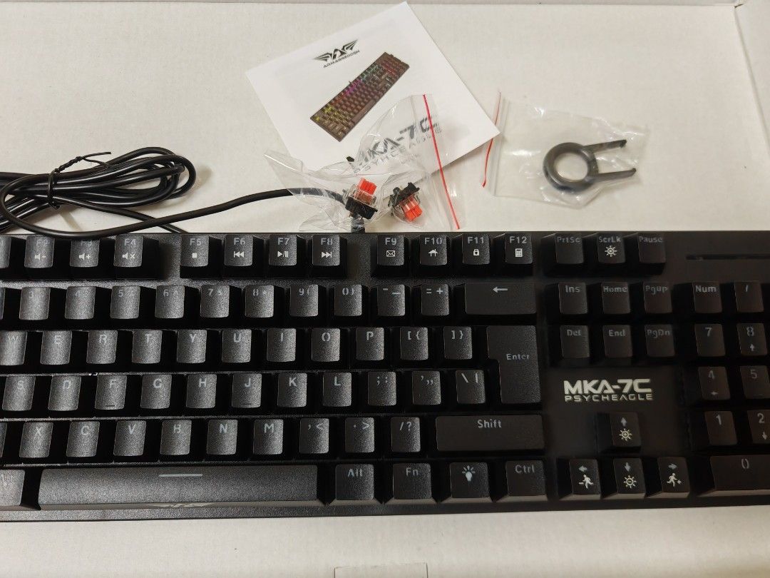 Armaggeddon RGB Keyboard MKA-7C, Computers & Tech, Parts & Accessories ...