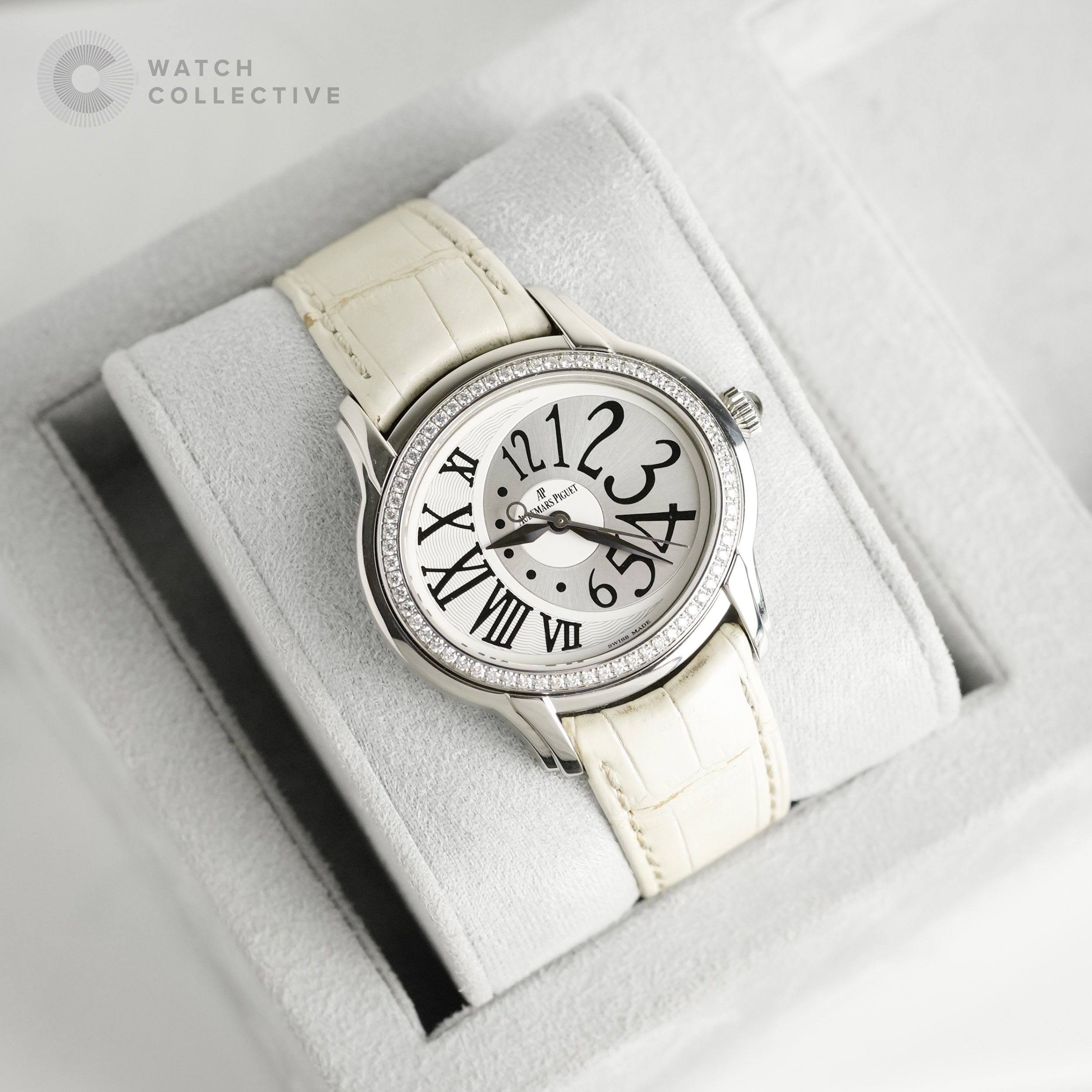 Audemars Piguet Millenary Ladies Diamond Set Bezel Automatic, Luxury, Watches on Carousell