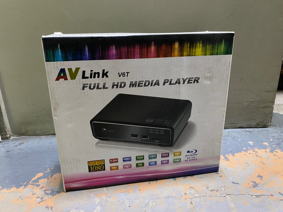 AV Link V6T Media Player, TV & Home Appliances, TV & Entertainment, Blu ...